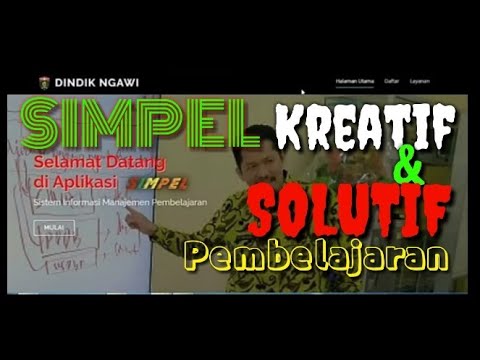 Trik Jitu.! LOGIN di Web SIMPEL Dinas Pendidikan Kabupaten Ngawi