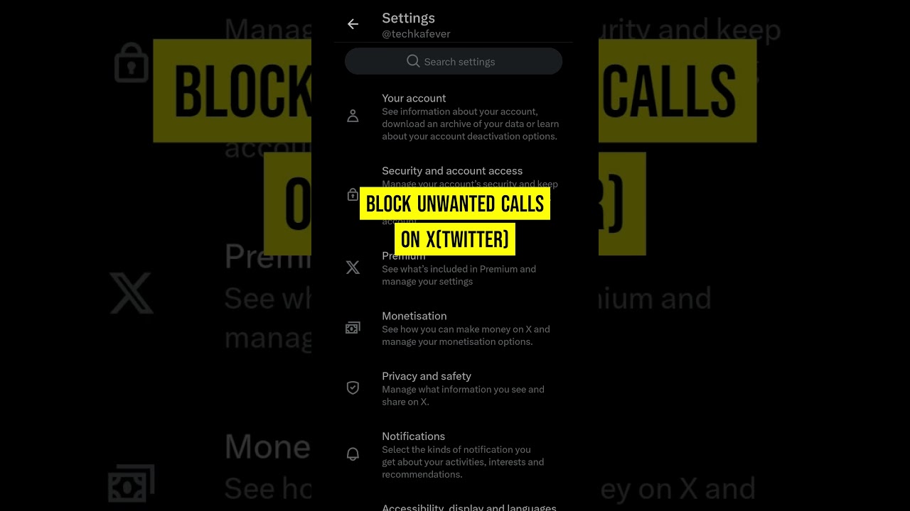 Block Unwanted Calls on X (Twitter) #twitter #twitterx #howto