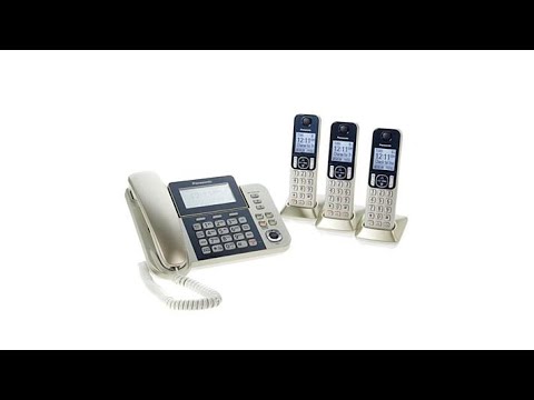 Panasonic Corded and Cordless Phone System w/Call Block