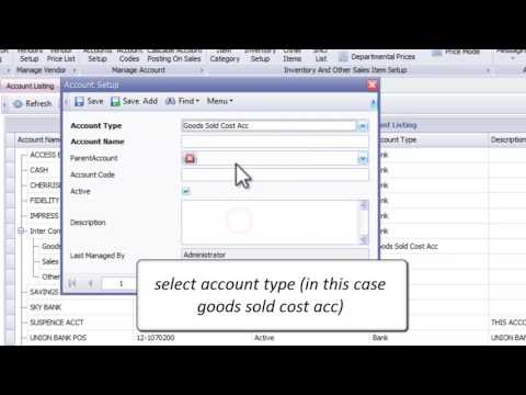 How to Setup COS Account