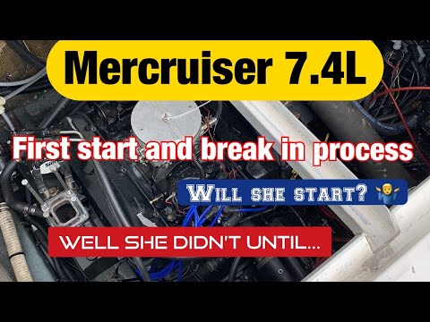 Mercruiser 454 First Start and break in