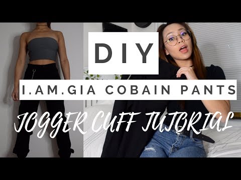 DIY I.AM.GIA Pants | Jogger Cuff Tutorial