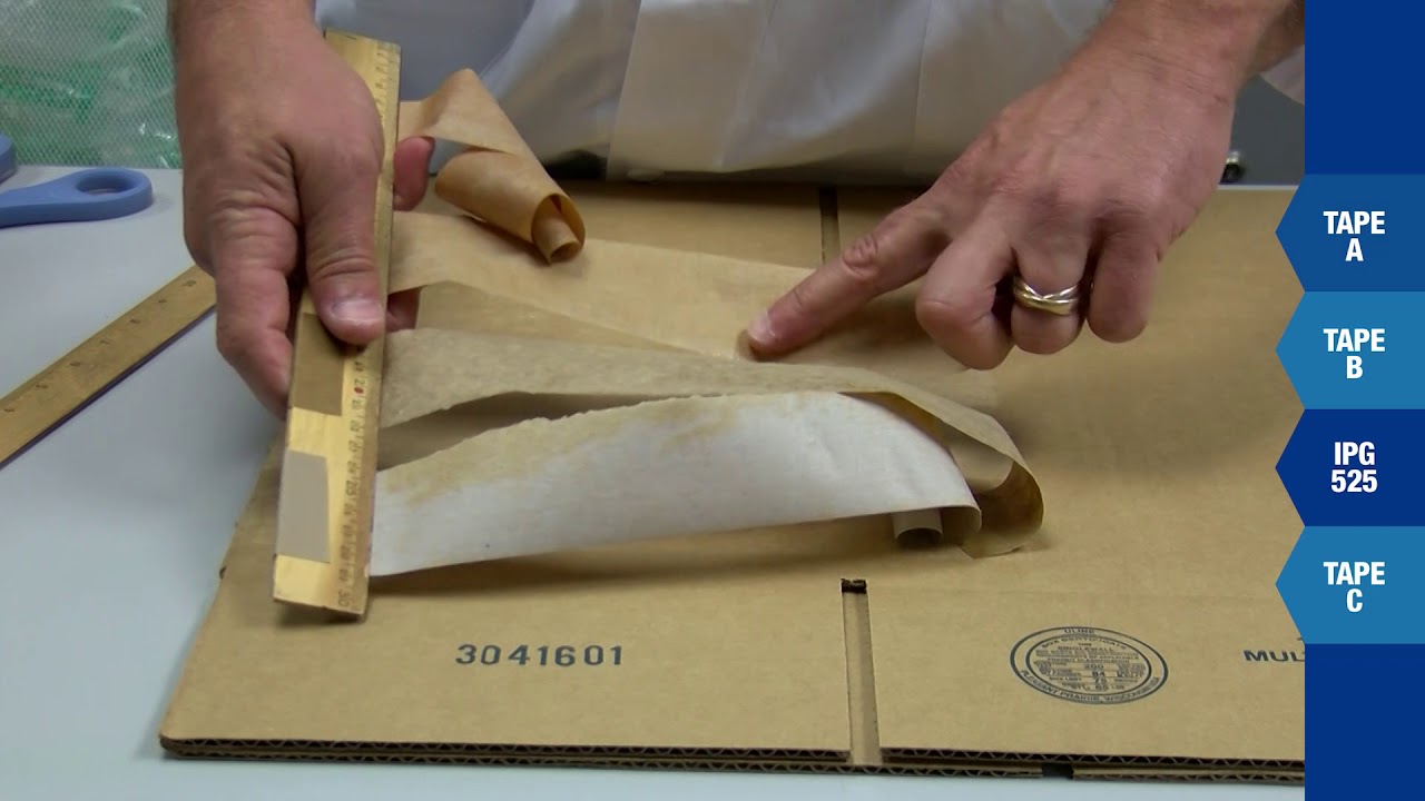 IPG 525 Flatback Packaging Tape Comparison
