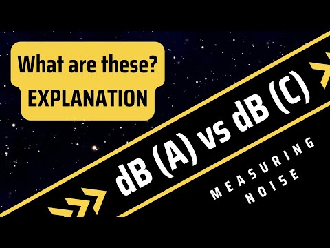 dB A vs dB C - let's understand what we're talking about!