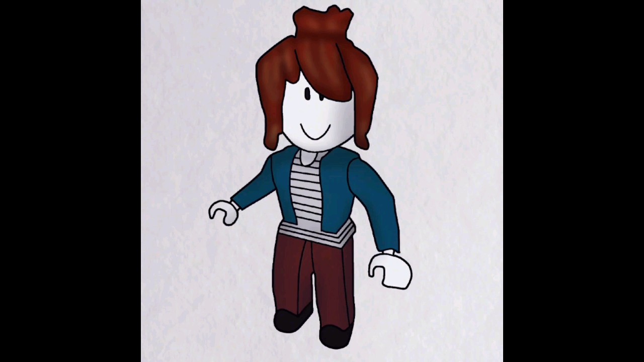 Full video on the channel | How to draw Bacon Girl Roblox #roblox #shorts