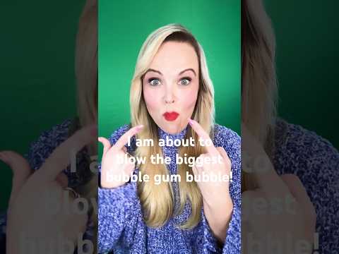 Bubblegum Blowing | Girl Blowing bubble gum! #bubbles #gum
