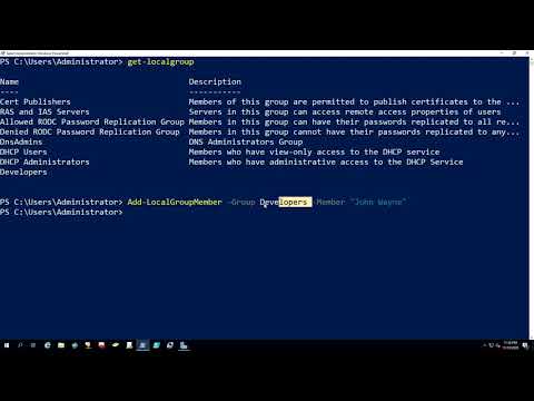Manage Computer Local Groups With PowerShell