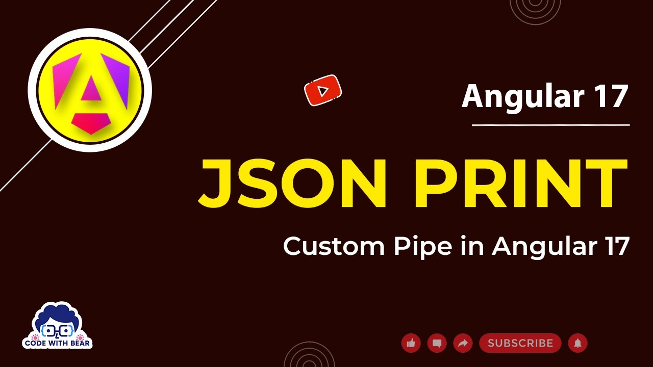 JSON Pretty Print Custom Pipe in Angular 17 | angular 17 tutorial #angular #angular17