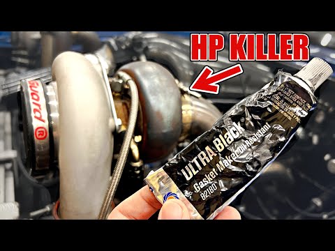 Will Ultra Black Silicone Seal Leaky V-Bands?