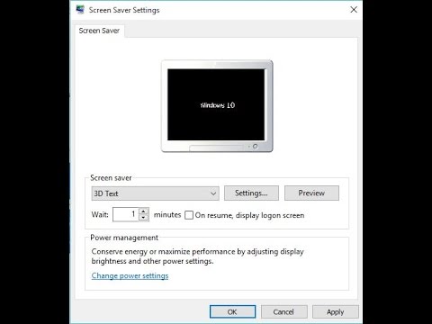 How to Change Screen Saver Settings in Windows 10 - Howtosolveit