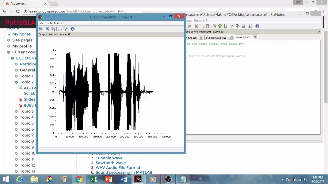 assignment 1 Digital Signal Processing (DSP) CCSE UPM