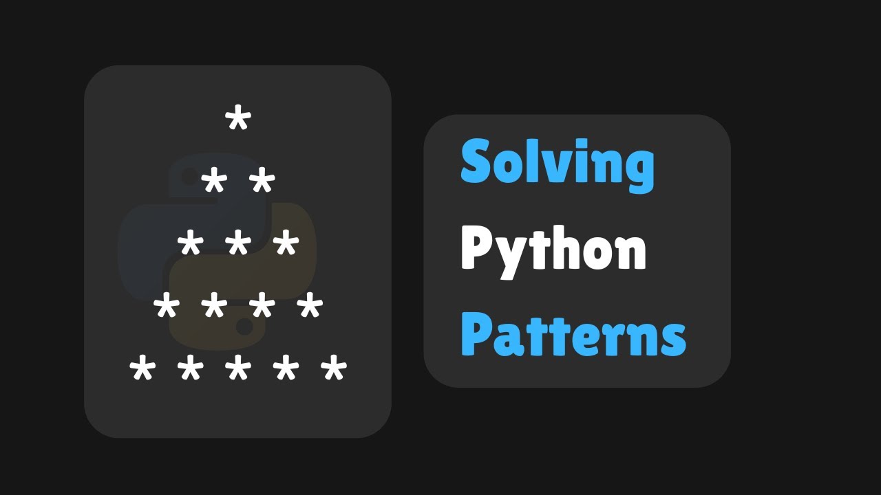 Python Pattern: Equilateral Triangle of Stars | VS Code