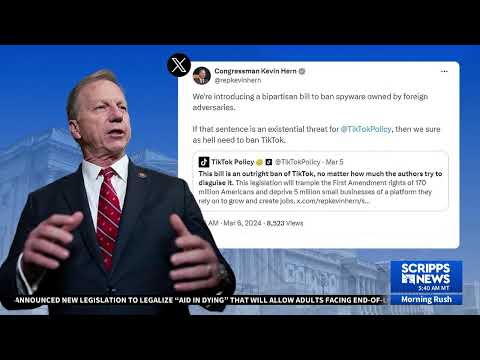 Rep. Hern joins Scripps News: Foreign adversaries controlling apps are dangers to U.S. security