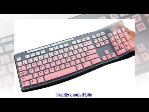 Ultra Thin Silicone Keyboard Protective Skin Cover Compatible with Logitech K200 K260 K270 MK200