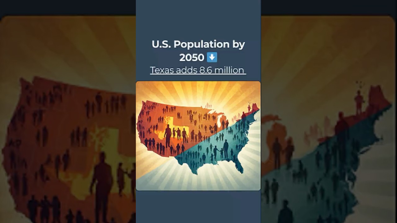 United States population map by 2050