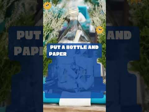 message in a bottle wedding idea #shorts