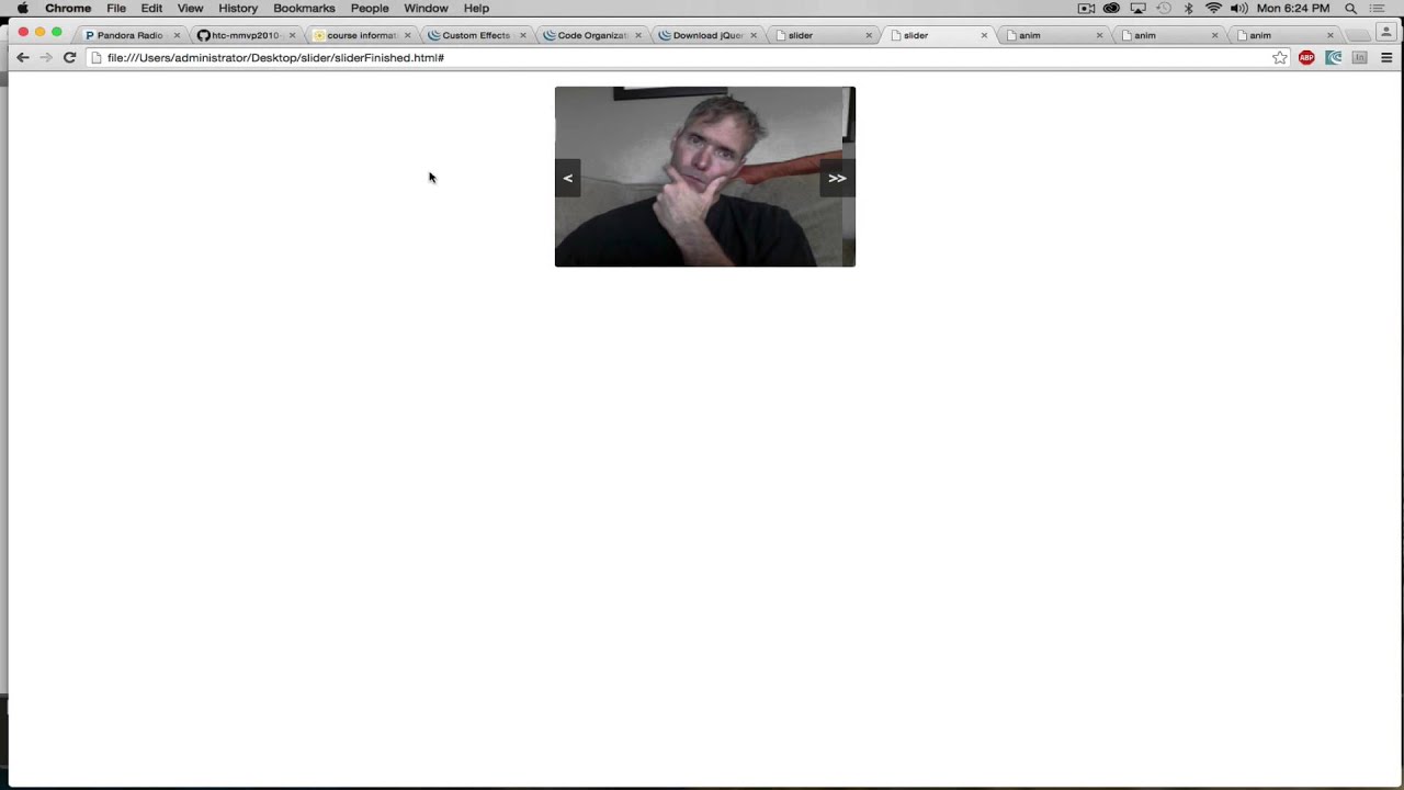 javascript programming a slideshow