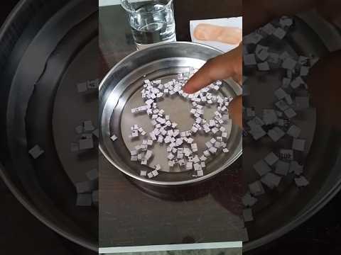 Soap reduces surface tension #shorts #science #ytshorts #experiment #surfacetension