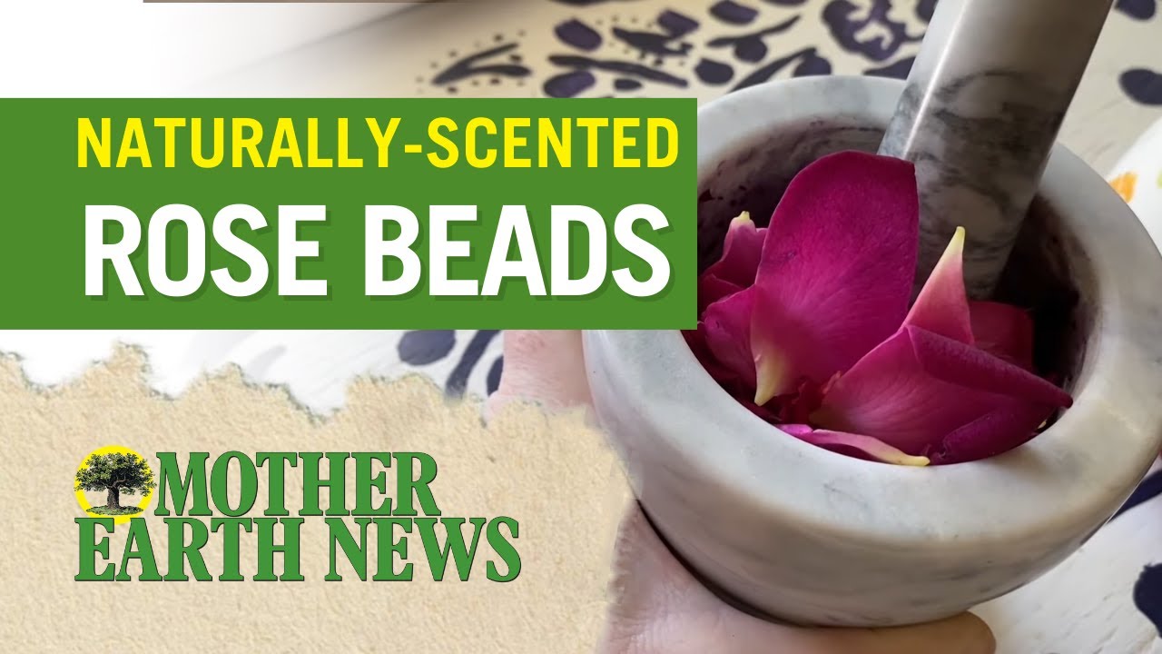 DIY Rose Petal Beads