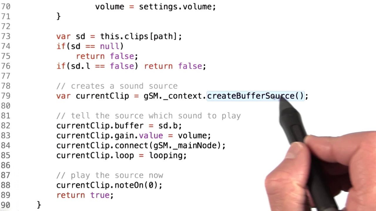 Playing Sounds - HTML5 Game Development