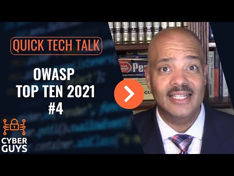 What is the OWASP #4 most critical web application security risk?