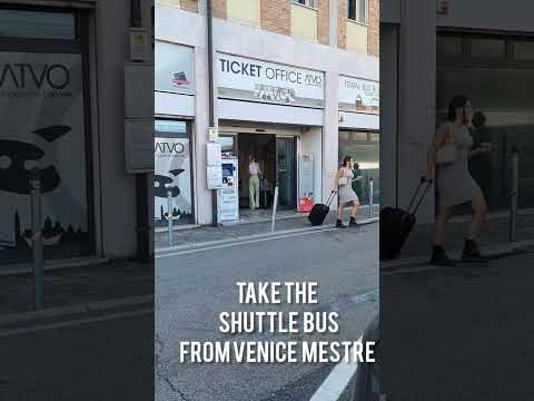Venice Airport transfers | shuttle bus| Venezia Mestre -airport . #veniceairport #airportbus