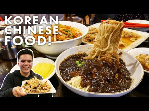 Trying KOREAN CHINESE FOOD! | Jjajangmyeon, Tangsuyuk + more in Auckland, NZ!