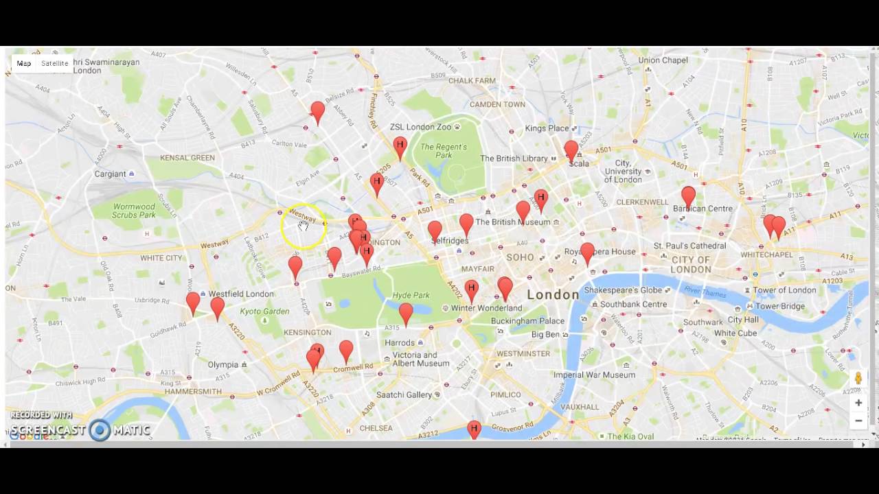 AngularJS Google Map search based on the geo location(XML Feed)
