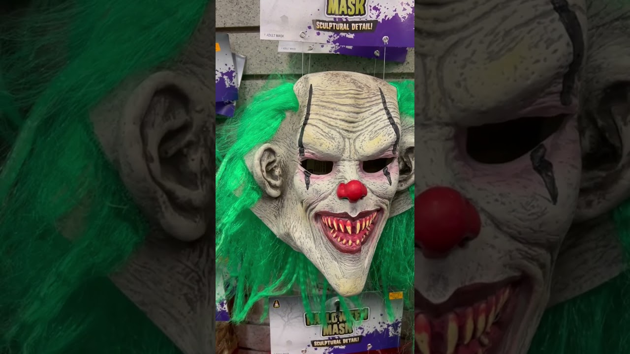 Evil Carnival Clown Adult Mask (Halloween Express)