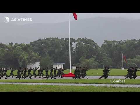 What can be seen in People's Liberation Army HK Garrison