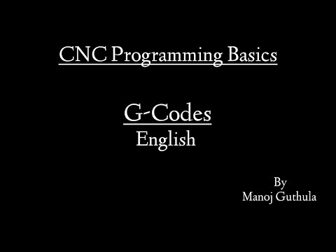 Explanation of G-Codes in English|Mostly used G-Codes in English