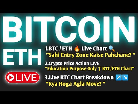 BTC/ETH Price Action | Live Crypto Chart Analysis | For Educational Use Only - KHONDEKAR MAHMUD#btc