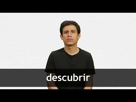 English Translation of “DESCUBRIR” | Collins Spanish-English Dictionary