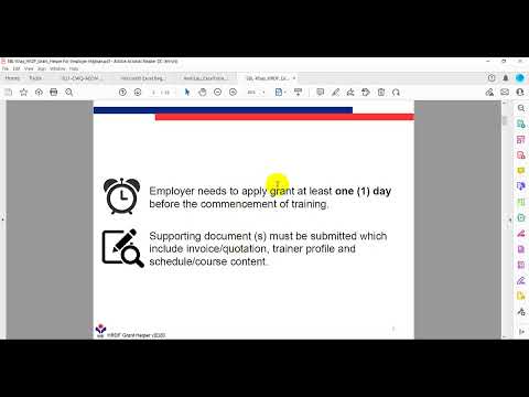 Employer side How to apply grant or claim Training course from HRDCorp
