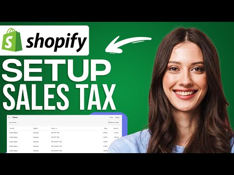 How To Setup Sales Tax In Your Shopify Store (2025) Shopify Tax Setup
