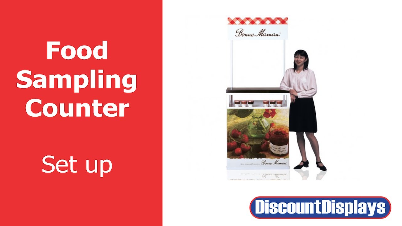 Food Sampling Counter Set Up