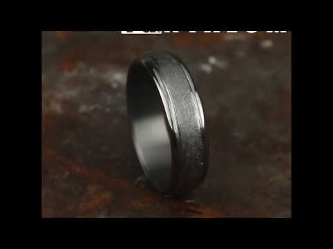 RECF86585GTA - 6.5mm Men's Tantalum Ring