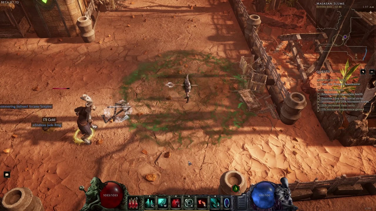 Projectiles broken on some maps - Bug Reports - Last Epoch Forums