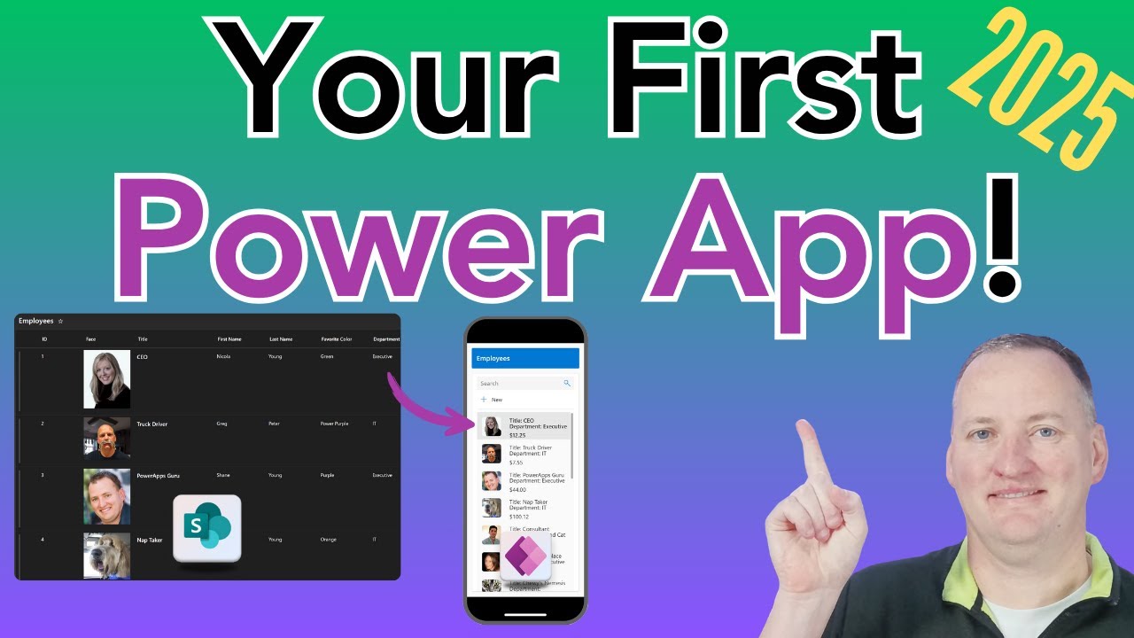 Build Your First Power App with SharePoint (Step-by-Step Beginner Tutorial)