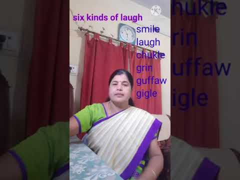 # Six kinds of Laugh # Talk easy / Spoken through Tamil .