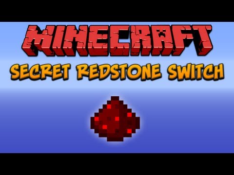 Secret Redstone Switch Minecraft Project