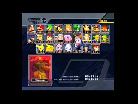 My SSBM Target Test Times 4:45.80