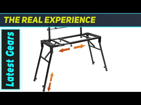 STRICH Dual Piano Keyboard Stand - Ultimate Portable 2 Tier Stand!