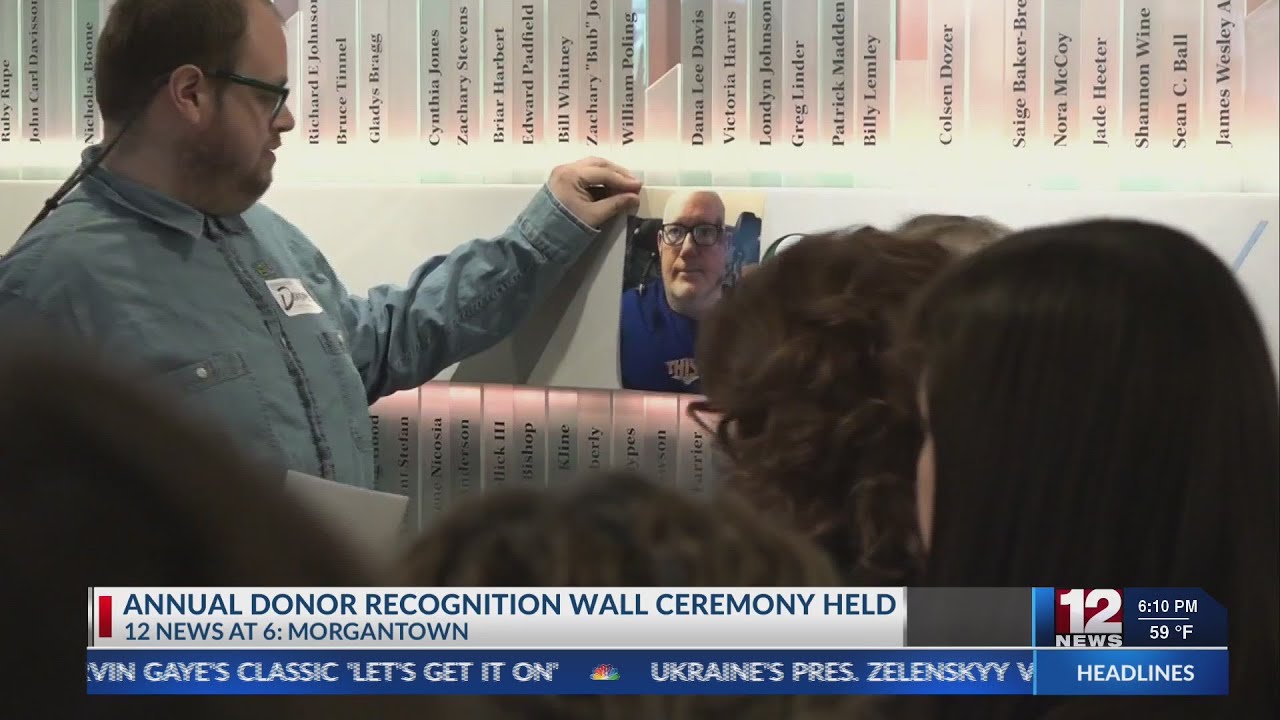 Annual donor recognition wall ceremony held