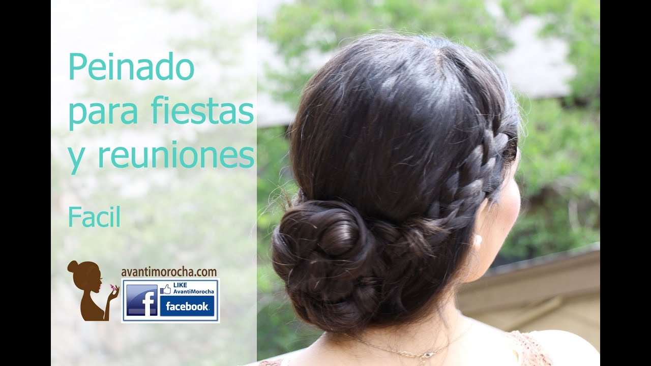 Peinado para fiestas y reuniones- Facil