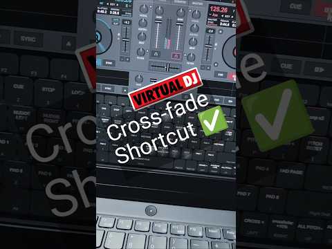 Virtual Dj Crossfader Keyboard Shortcut Mapping Tutorial #virtualdj #keyboard #shortcut
