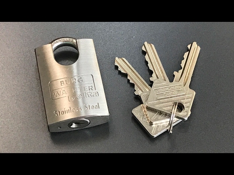 [482] Burg Wachter "Delta" 660/30 Padlock Picked