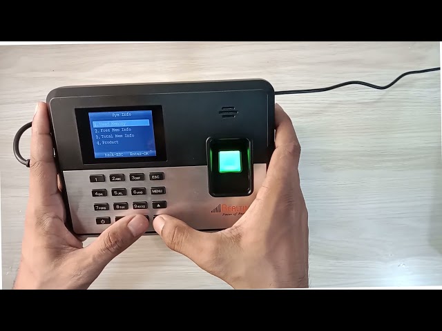 Real Time Biometric System - Realtime Biometric Attendance Machine ...
