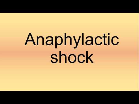 Anaphylactic Shock Pronunciation | How to Say | How to Pronounce