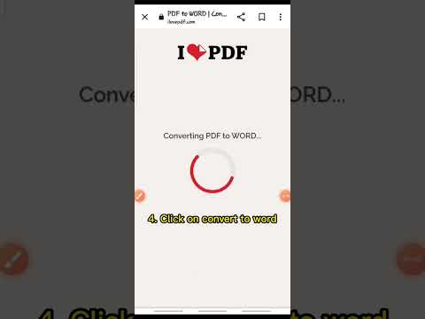 How to convert word document to pdf in 60secs| ilovepdf.com